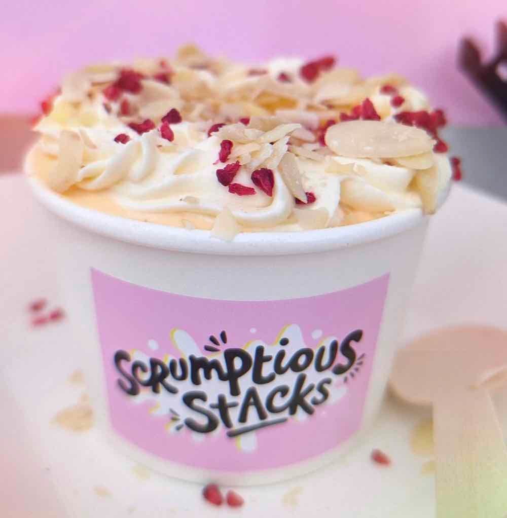 Custom-built crumble from Scrumptious Stacks | Bite Street NN